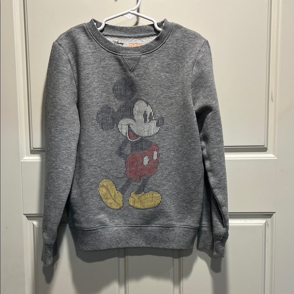 Disney | Shirts & Tops | Disney Gray Mickey Mouse Sweatshirt | Poshmark